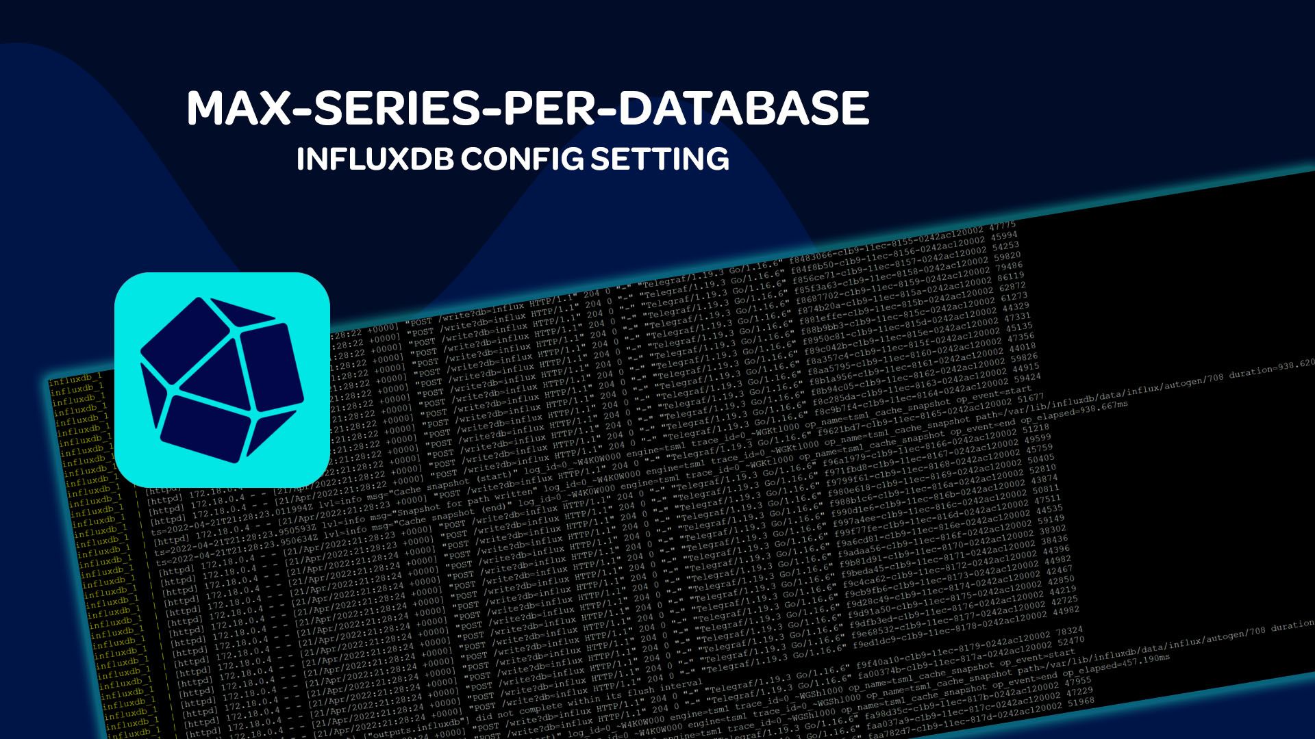 InfluxDB Max series per database Limit Exceeded